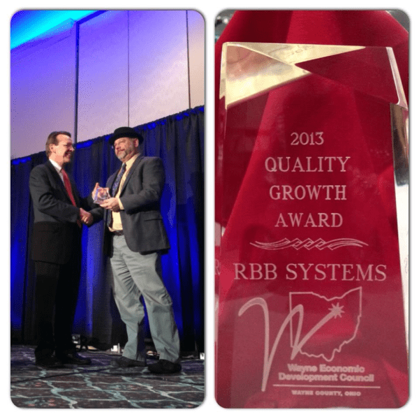 RBB Systems Receives the Quality Growth Award